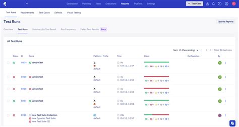 View Test Artifacts Of Testcloud Execution Via Testops Katalon Docs