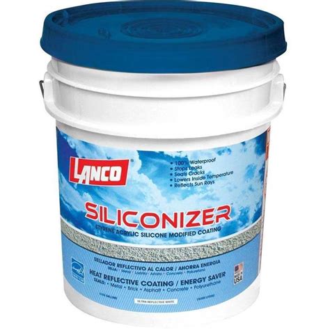 Lanco Siliconizer Elastomeric Roof Sealer Shop Hardware Tools For