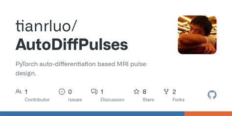Github Tianrluoautodiffpulses Pytorch Auto Differentiation Based Mri Pulse Design