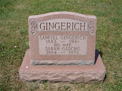 Sarah Ann Gascho Gingerich 1884 1972 Find A Grave Memorial