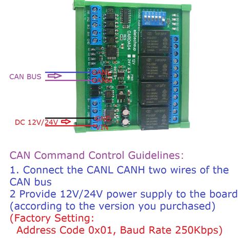 Carob08 Npn 24v Npn 8di 8do Can Relay Controller Module Rs485 Digital