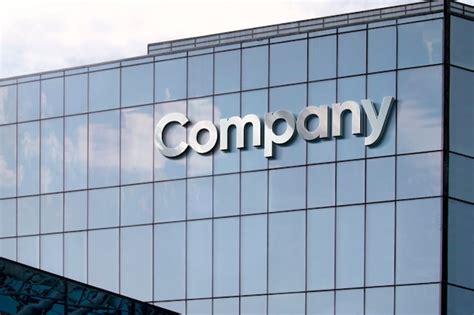 Logo Building Mockup Бесплатные векторные изображения и Psd для скачивания