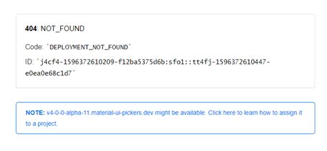 docs for v4 0 0 alpha 11 does not work · issue 2064 · mui material ui