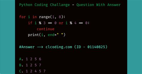 Python Coding Challange Question With Answer 01140825 ~ Computer