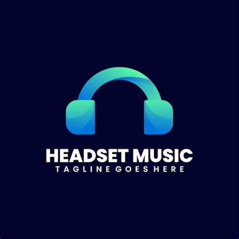 Premium Vector Headset Music Colorful Logo Design