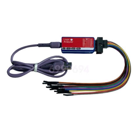 usb type c logic analyzer 24mhz 8 ch i2c uart spi iic can debug for arm