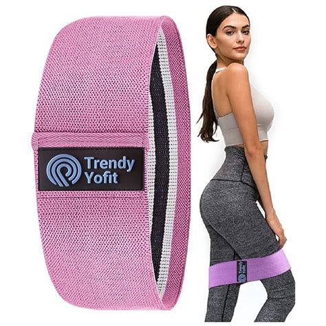 Buy Trendy Yofit Best Non Slip Elastic Fabric Hip Circle Resistance