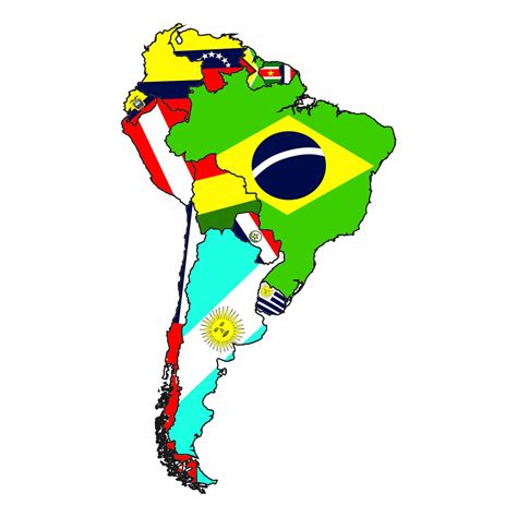 South America Map Flag By Criativa142 On Deviantart