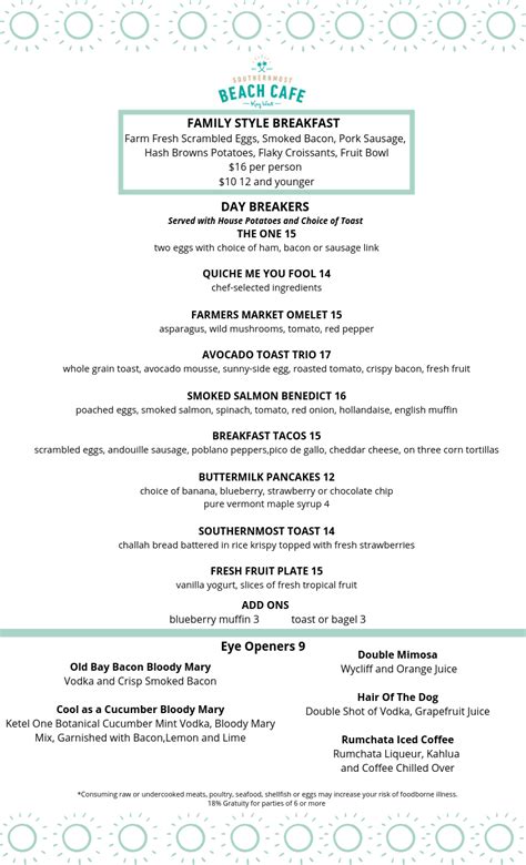 Southernmost Beach Cafe Southernmost Beach Resort