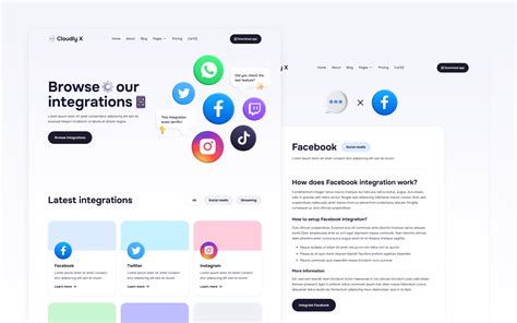 Tech App Webflow Template Cloudly X BRIX Templates