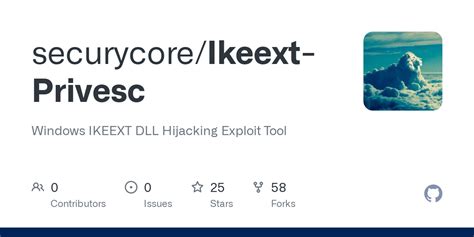 GitHub Securycore Ikeext Privesc Windows IKEEXT DLL Hijacking Exploit Tool