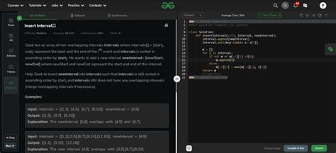 Parth Bijpuriya On Linkedin Gfg160 Gfg160 Insertinterval