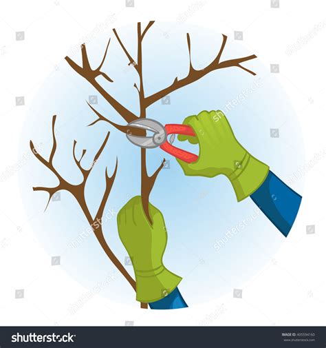 Trimming The Tree Images Cartoon Images Stock Photos D Objects Vectors Shutterstock