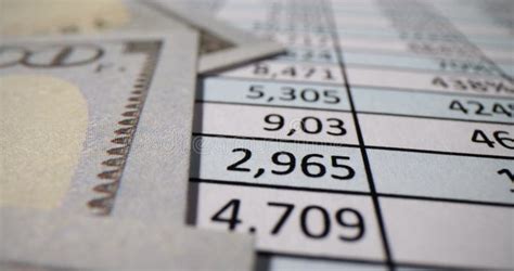 Documentation Of Report Tables With Business Data In Cells Stock Footage Video Of Report