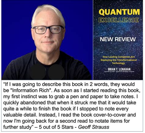 Quantum Excellence Review Information Rich Brian Lenahan