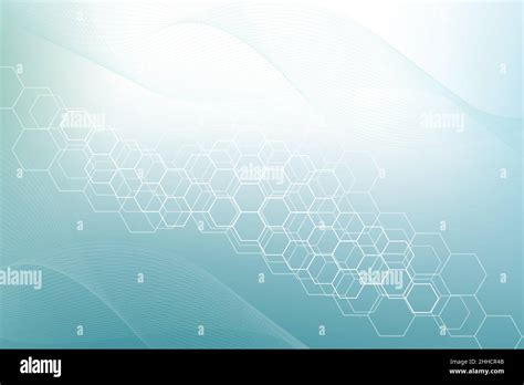 Hexagonal Abstract Background Big Data Visualization Global Network