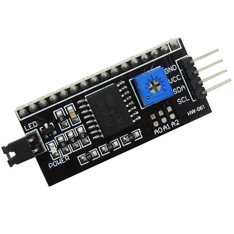 módulo i2c serial para display lcd 16x2 e 20x4 br eletrÔnica