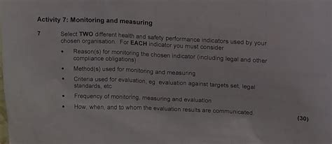solved activity 7 monitoring and measuring7 ﻿select two