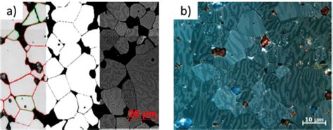 Shows A A Light Microscopic Image Of The Ndfeb Magnet Sample With Download Scientific Diagram