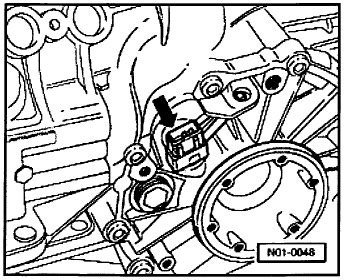VW P0501 Code Vehicle Speed Sensor Location Diagram