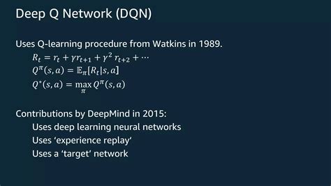 Q Learning And Deep Q Network Reinforcement Learning Ppt