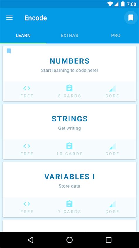 Encode Learn To Code Android Apps On Google Play