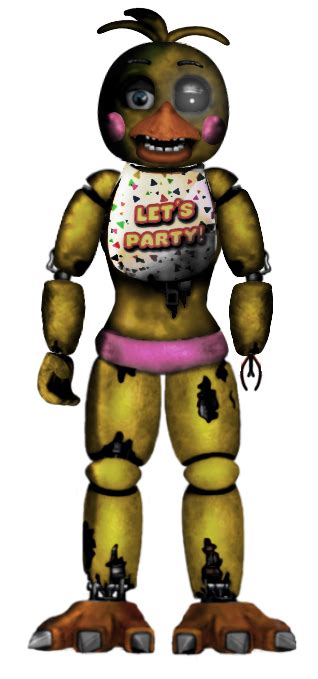 Withered Toy Chica By Darian44400 On Deviantart