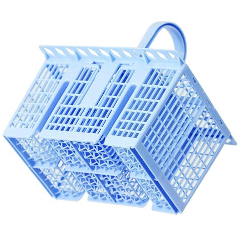 Spares2go Cutlery Basket Cage For Whirlpool Dishwasher Blue 220 X 208