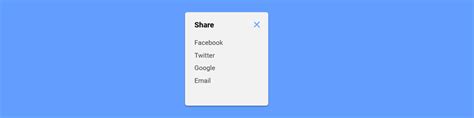 CSS Social Share Buttons