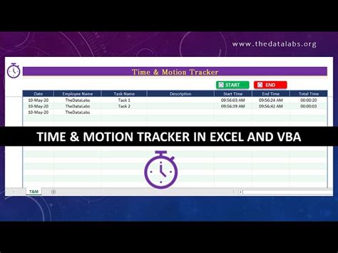 Time And Motion Study Template Excel