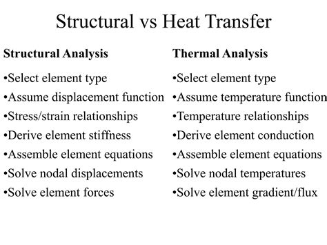 Heat Analysis Finite Element Method Two Dimensional PPT Physics Science