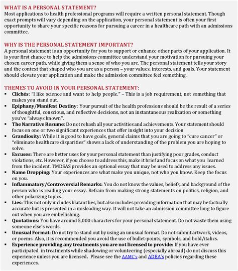 How Do You Write Personal Statement Global Admissions