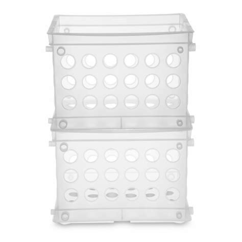 Sterilite Mini Storage Crate Clear 1 Ct Frys Food Stores