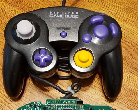 Custom Phob Gamecube Controller Magnets Gcc Bald Buttons Purple Etsy