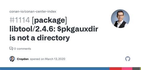 [package] libtool 2 4 6 pkgauxdir is not a directory · issue 1114