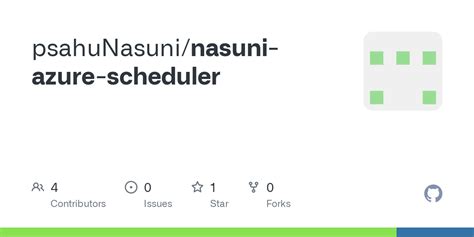 github psahunasuni nasuni azure scheduler