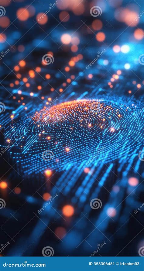 Biometric Authentication Concept Facial Recognition System Of