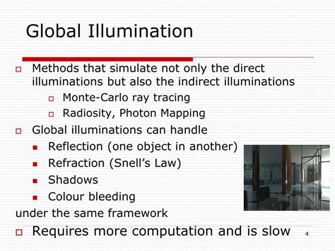 Ppt Computer Graphics Lecture 10 Global Illumination 1 Ray Tracing And Radiosity Powerpoint