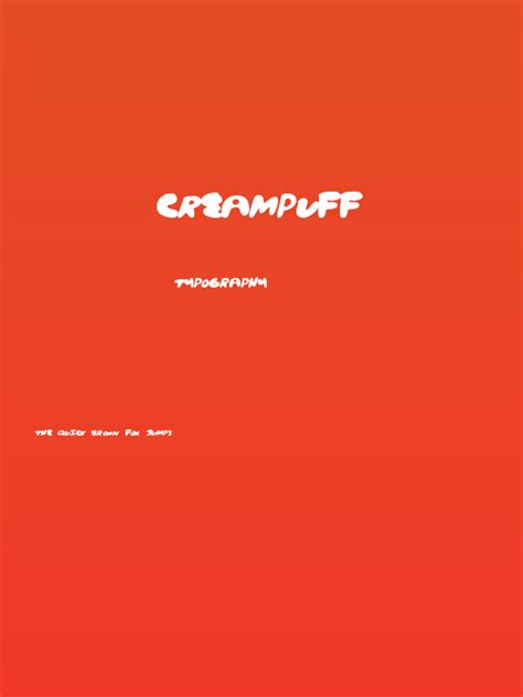 Creampuff Font Free Download Ttf Otf