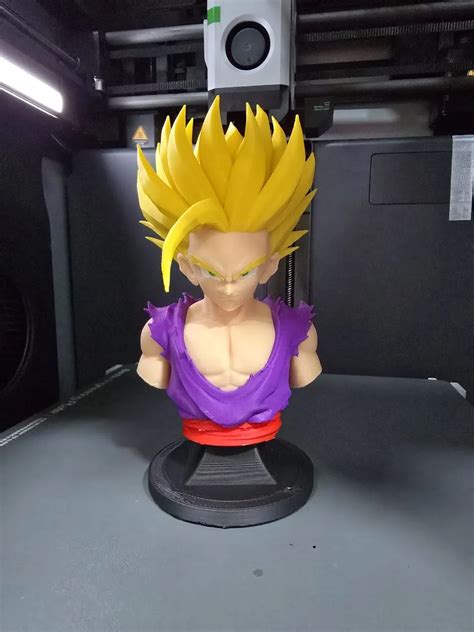 Son Gohan Super Bust Free 3d Print Model Makerworld