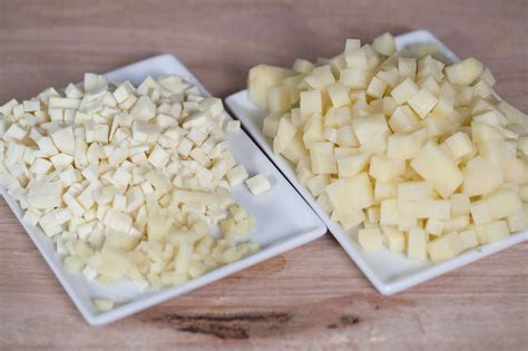 Parsnip And Potato With Shrimp Soup From Garden To Soup Bowl