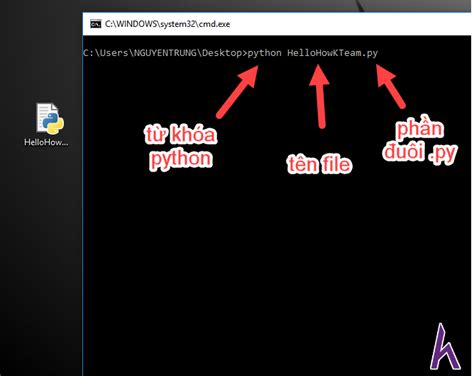 Chạy chương trình Python How Kteam