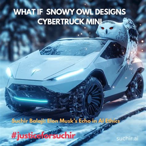Justiceforsuchir Elonmusk Cybertruck Suchir Ai Balaji Ramamurthy