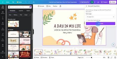 How To Convert A Canva Design To A PowerPoint Presentation