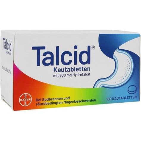 Talcid Chewable Tablets 100 Pcs Medicines Otc Homoempatia