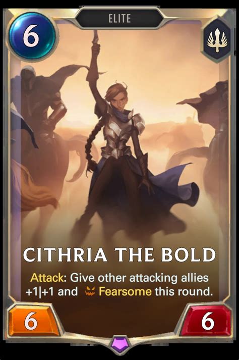 Cithria The Bold Legends Of Runeterra League Of Legends Wiki Fandom