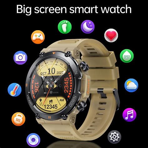 jrocdr function smartwatch heart rate oxygen pressure supervision sleep