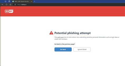 Error Displaying Warning Malware Finding And Cleaning Eset Security