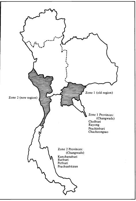 Fic 13 Outline Map Of Thailand Showing The Cassava