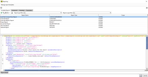 Reporting Window Tabs ReadyAPI Documentation